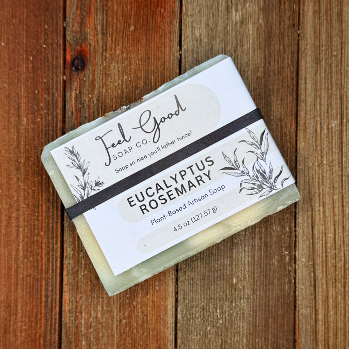 Single Soap - Eucalyptus Rosemary Bar Cocoa Butter and Almond Milk ...