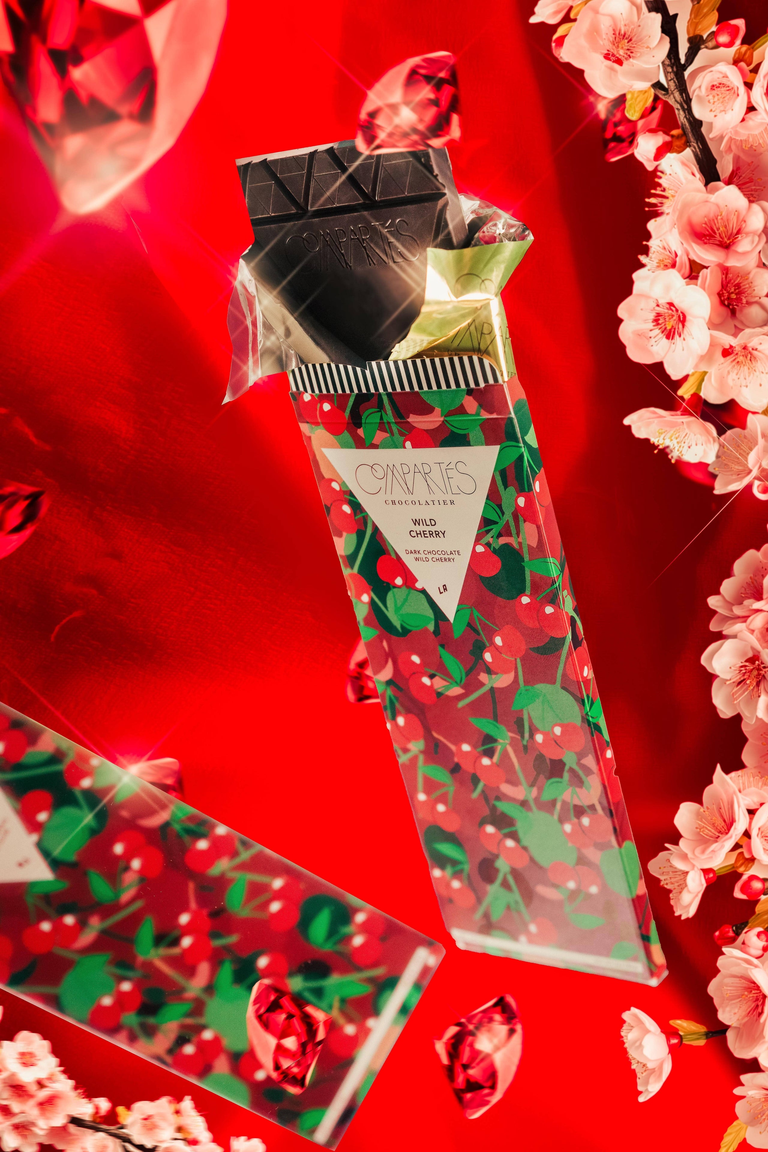 Compartes Chocolate WILD CHERRY Gourmet Chocolate Bar! | Feel Good Market