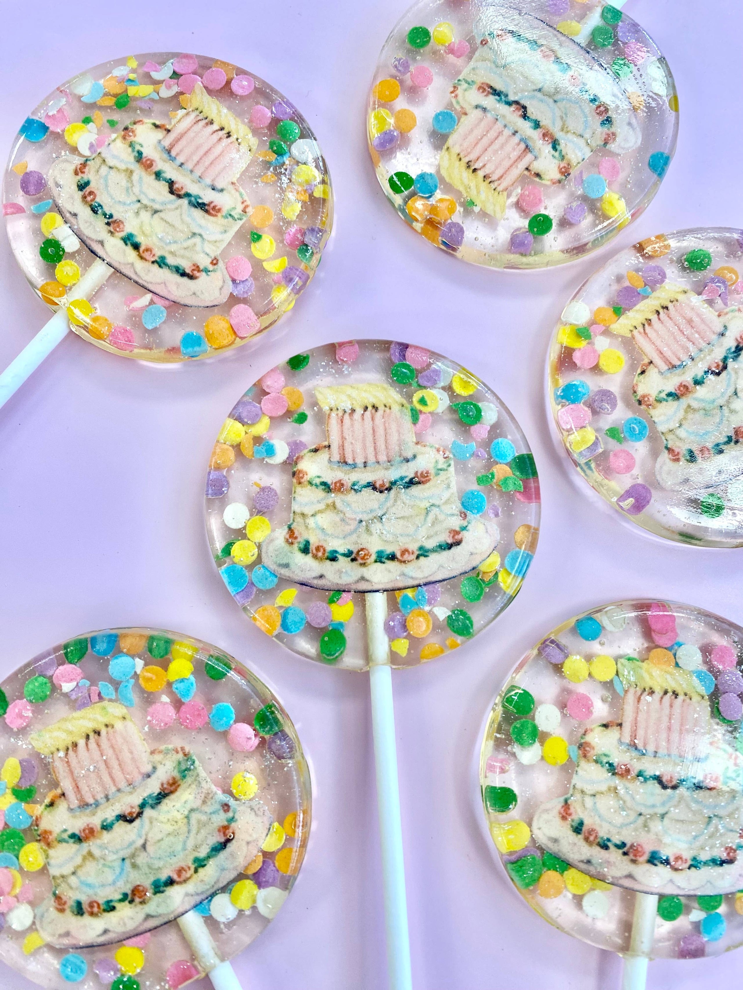 Vintage Birthday Cake Lollipops | Feel Good Market