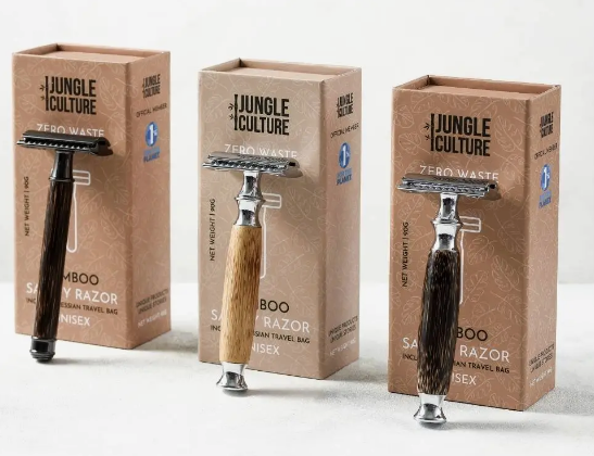 Jungle Culture Bamboo Safety Razor - Wood | Feel Good Market